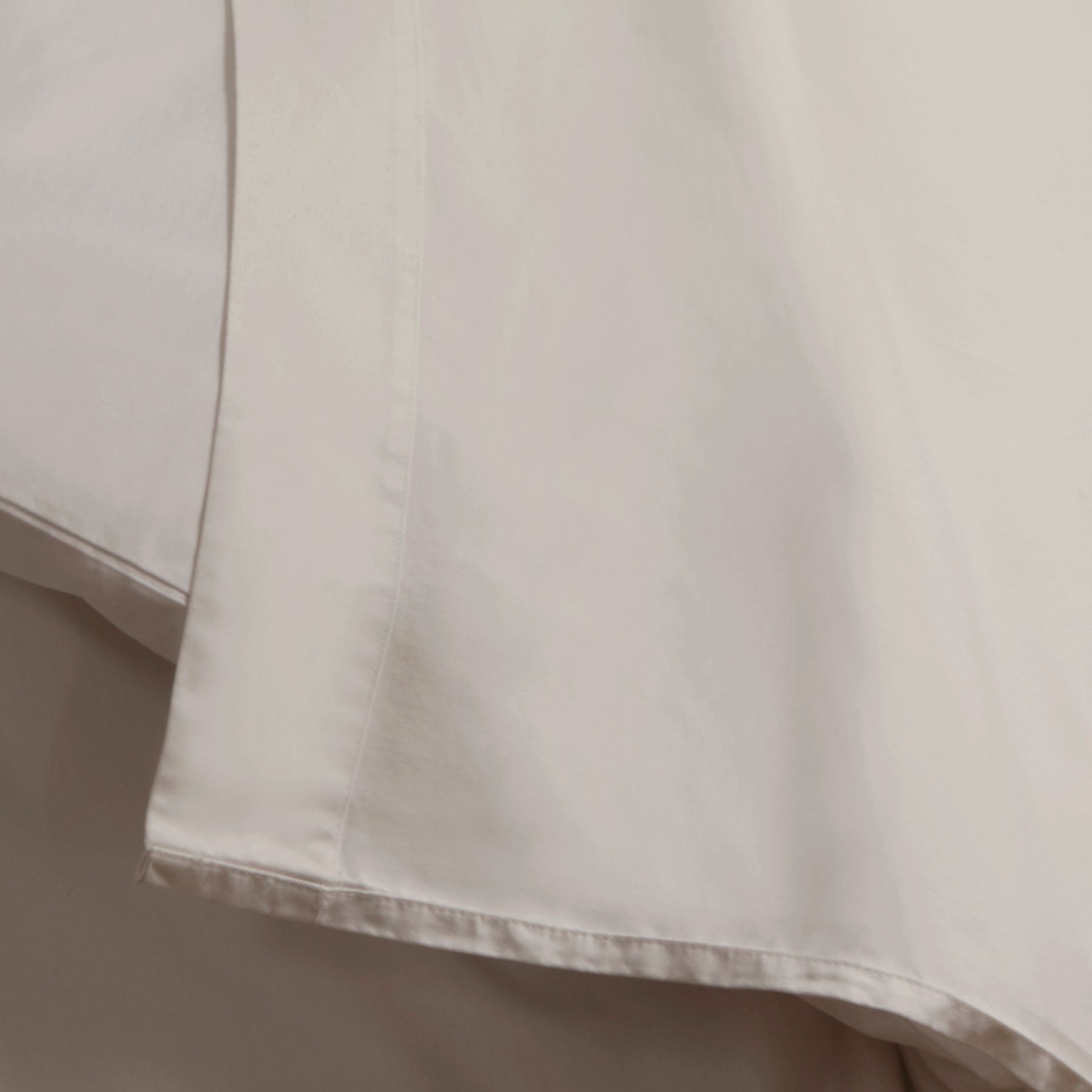 Cream Cotton Flat Sheet - 250 / 500 Thread Count | Laud Sleep