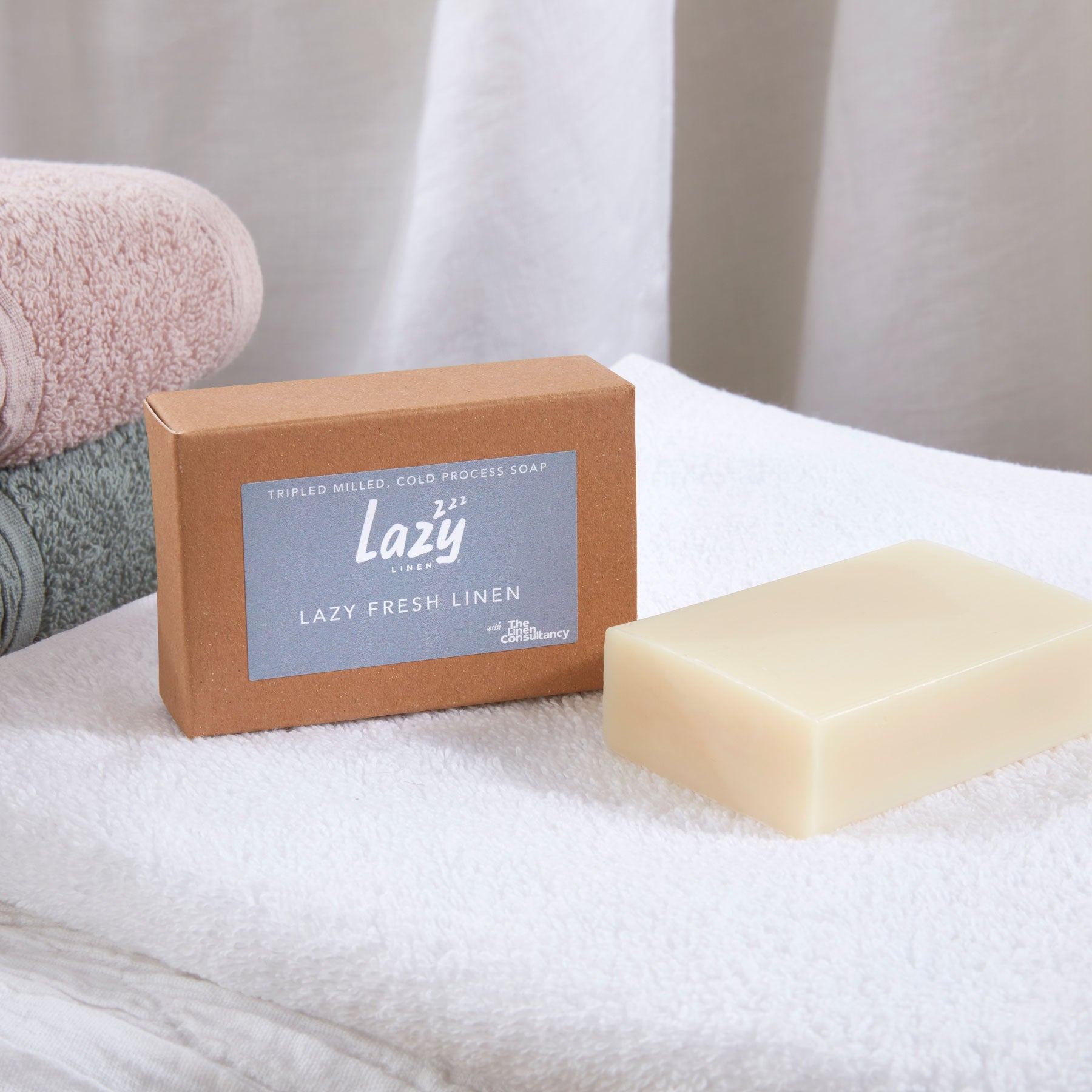Lazy Fresh Linen Soap Bar | Lazy Soap | Laud Sleep