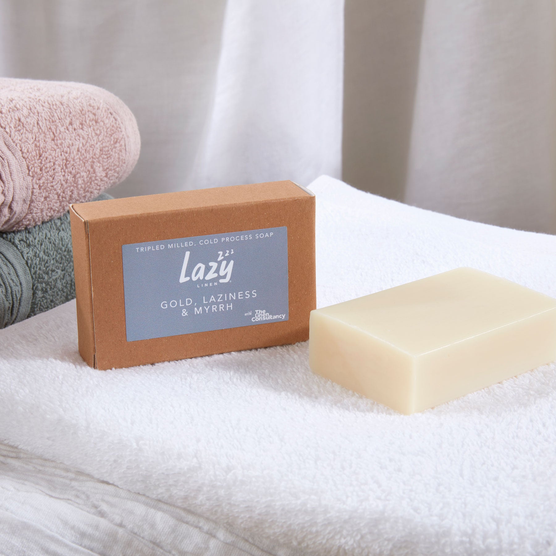 Gold, Laziness & Myrrh Soap Bar | Lazy Soap | Laud Sleep