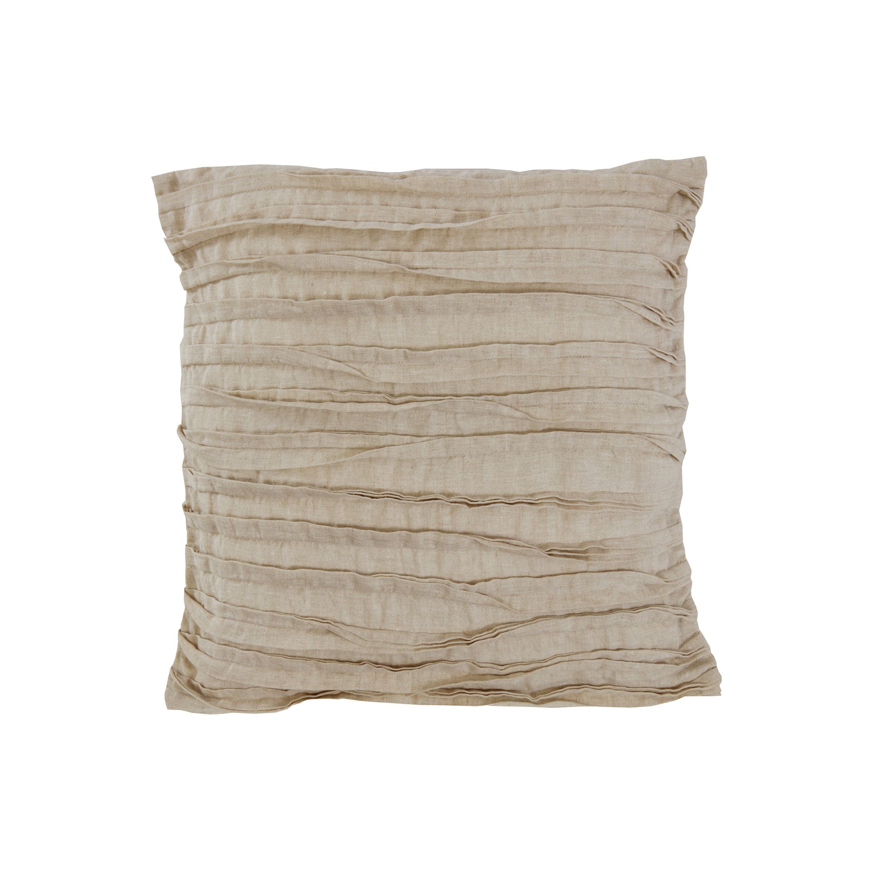 Natural Beige Linen Cushion (40 x 40cm) - Lazy Linen | Laud Sleep UK