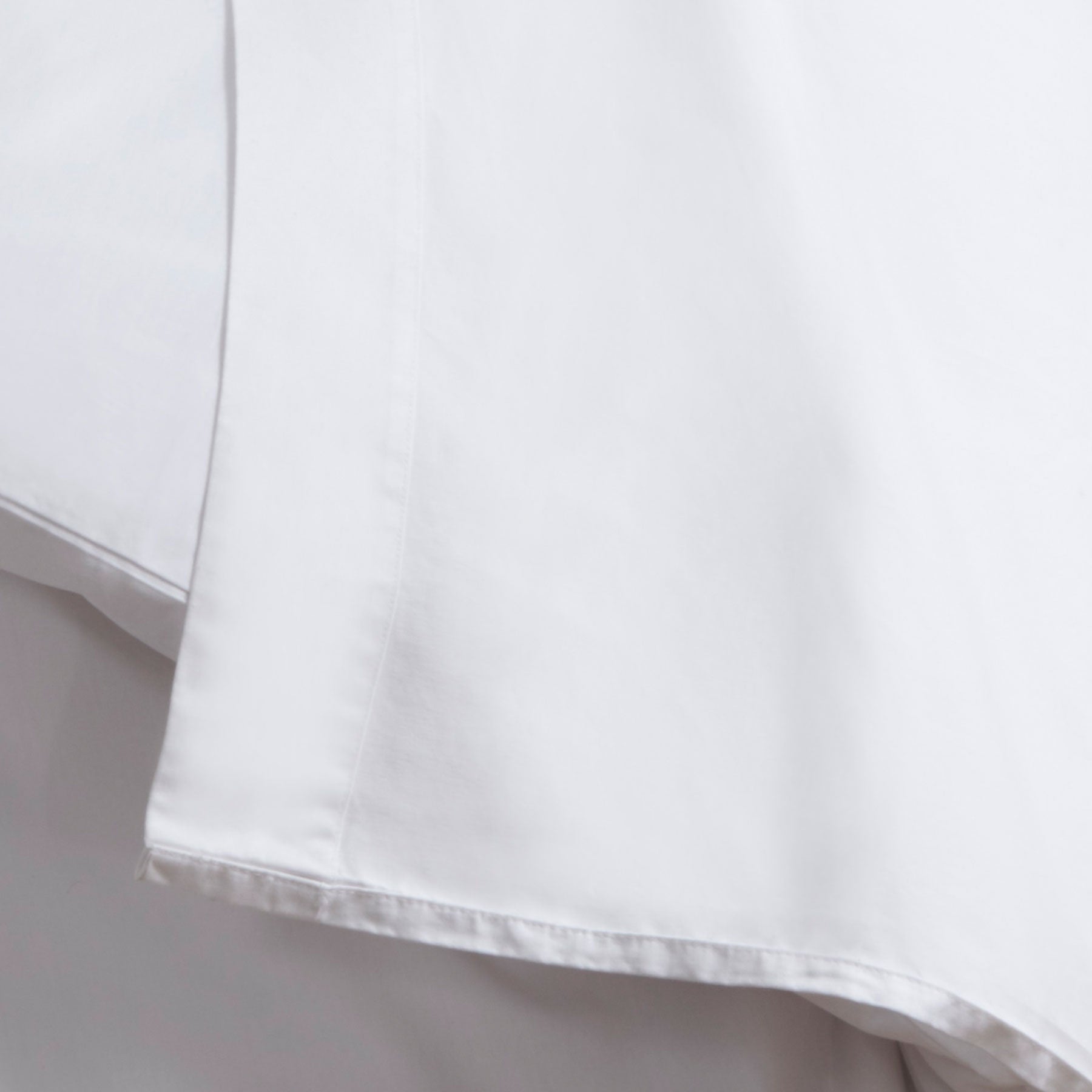 White Cotton Flat Sheet - 250 / 500 Thread Count | Laud Sleep
